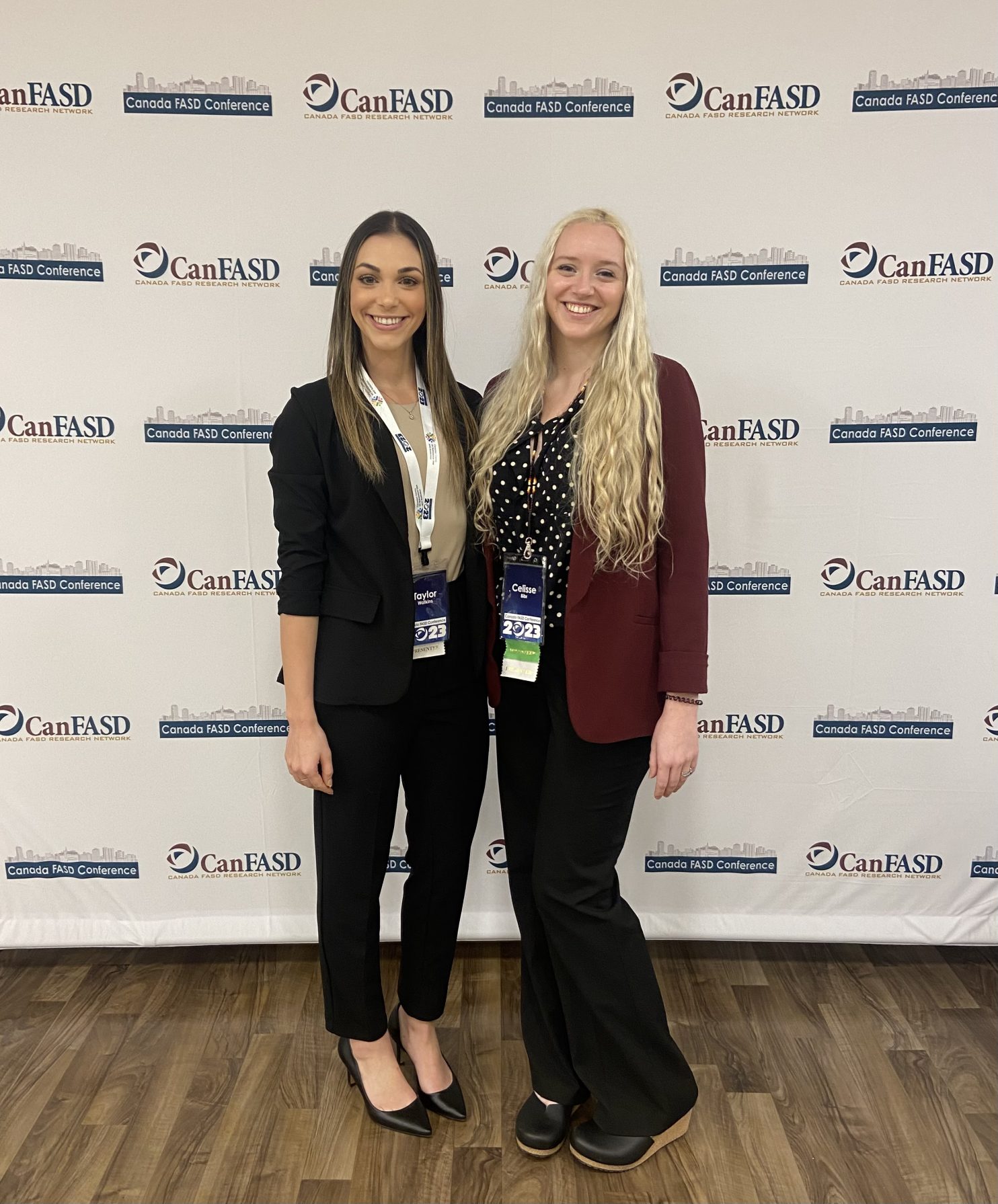 Celisse and Taylor at the Canada FASD Conference - CanFASD