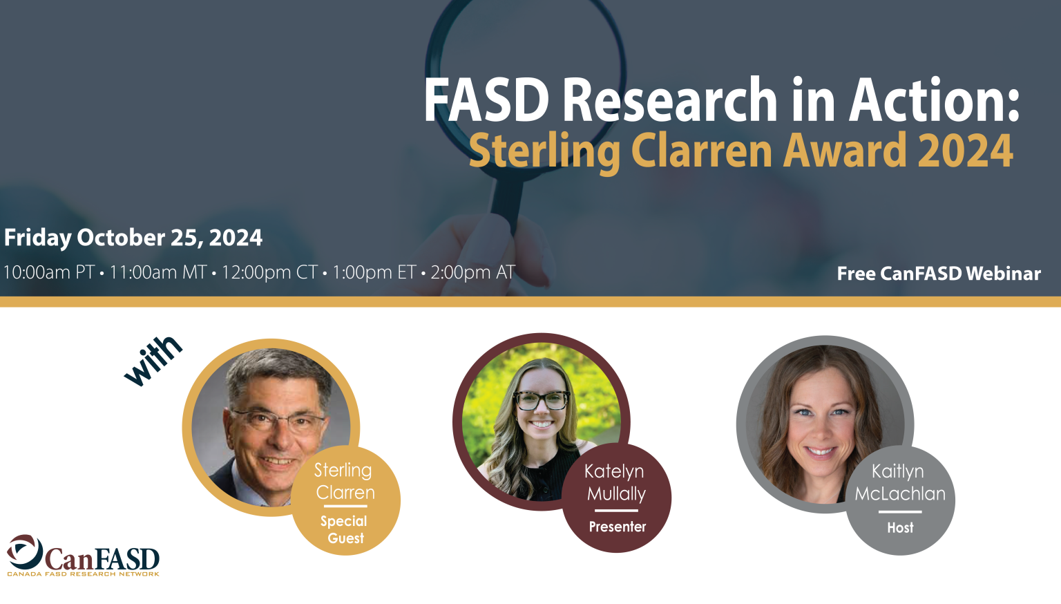 New Webinar: Sterling Clarren Award 2024 - CanFASD